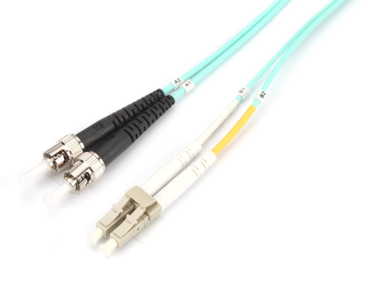 ST/PC-LC/PC OM3 MM DX L:X FO PATCHCORD- TTAF Fiber Optik