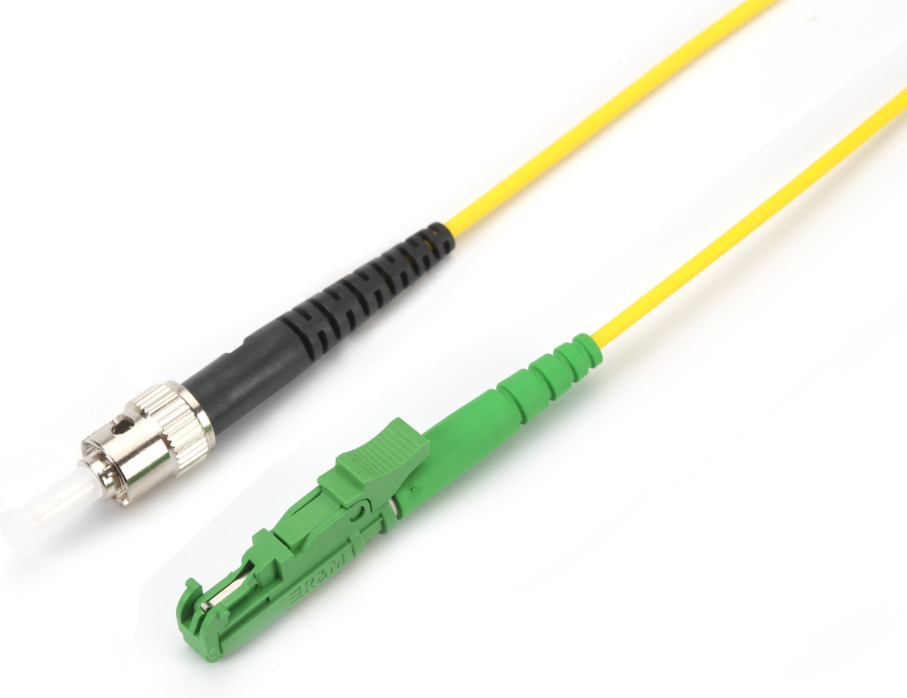 ST/PC-E2000/APC 9/125 SM SX L:X FO PATCHCORD- TTAF Fiber Optik