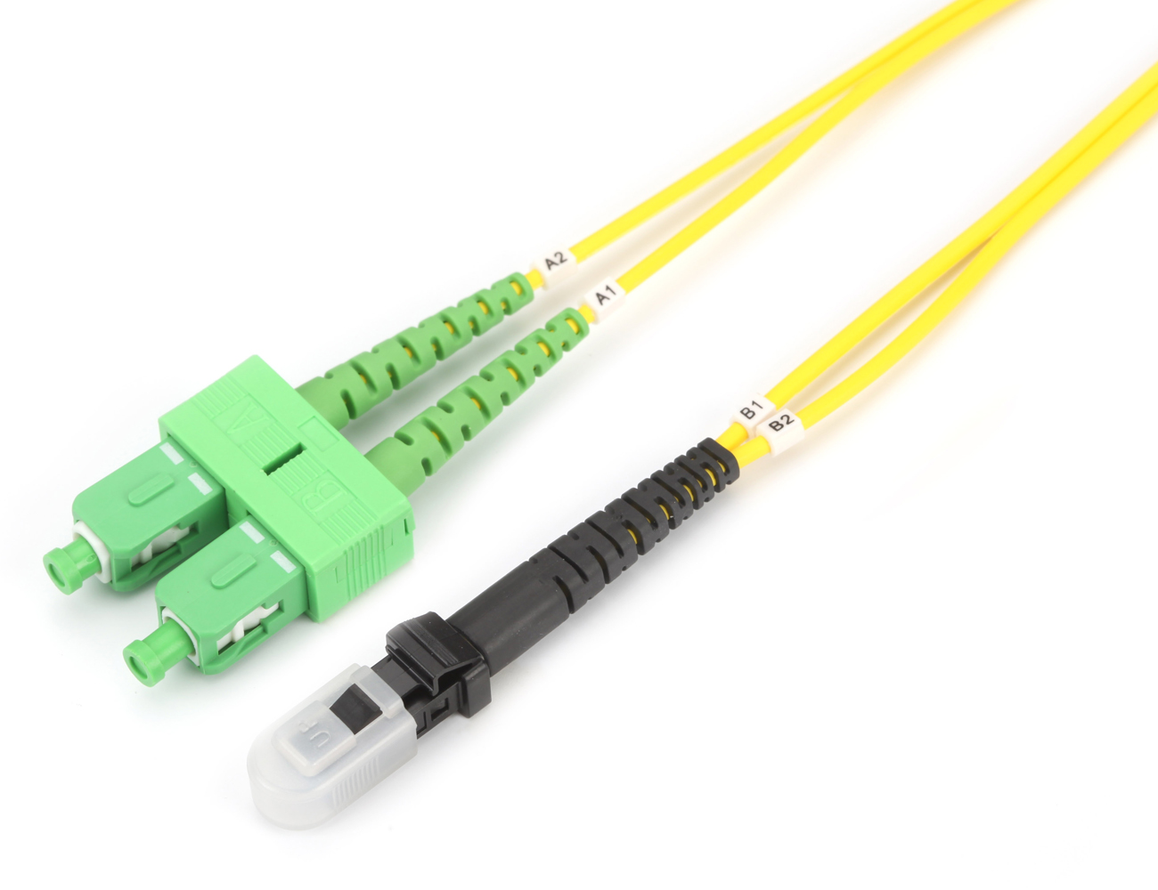 SC/APC-MTRJ/PC 9/125 SM DX L:X FO PATCHCORD - TTAF Fiber Optik